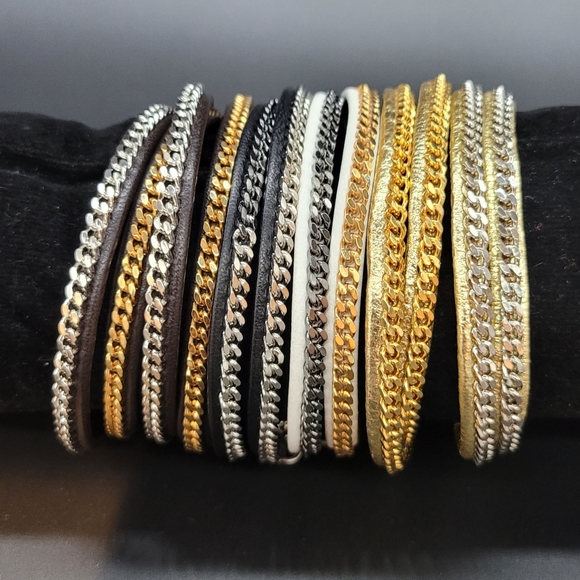 Vita Fede | Jewelry | Vita Fede Monaco Leather Capri Wrap Bracelet Muti ...